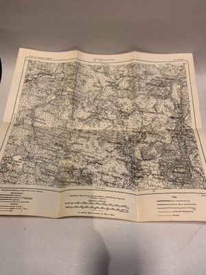 MAPA NIEMIECKA WOŁYŃ 1917 - 13684471311 - oficjalne archiwum Allegro