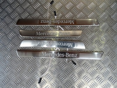 LISTWY PROGOWE NAKLADKI PODSWIETLANE MERCEDES W167 - 13214685278 ...