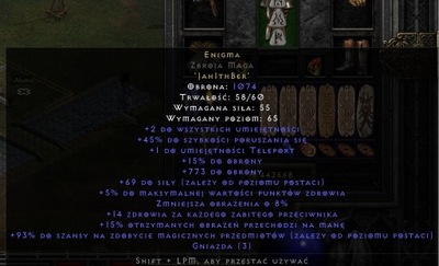 Diablo 2 Enigma Pack ladder - 7569575546 - oficjalne archiwum Allegro