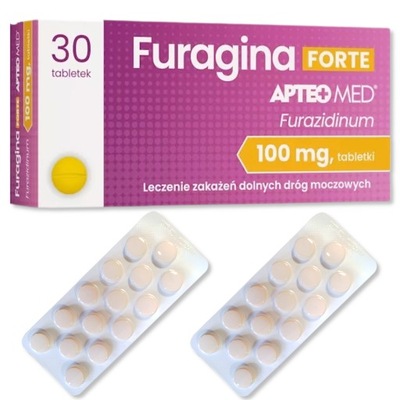 neoFuragina MAX furagina 100 mg 25 tabletek 13609268214 - Allegro.pl
