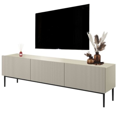 Szafka RTV pod TV 200 cm z klapą dąb wotan Eden - 8372346780 ...