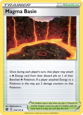 Magma Basin - 144/172 - Rev Holo - Brilliant Stars - 11997424448 ...
