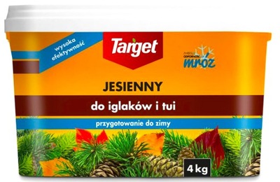 Nawóz Jesienny Do Iglaków Tui 4kg Target - 12426664484 - oficjalne archiwum Allegro