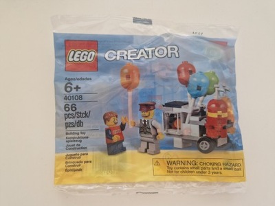 LEGO CEATOR 40108 Wózek z Balonami / NOWOŚĆ / 24h - 5299165450 ...