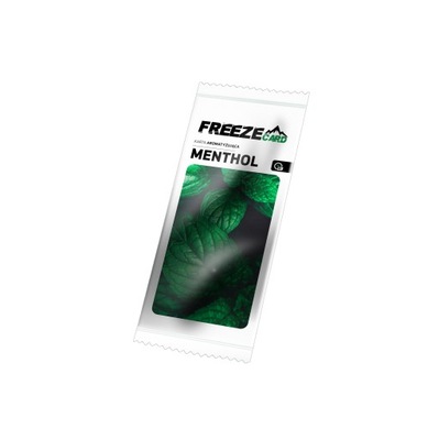 Karta aromatyzująca FREEZE CARD Menthol 25 szt. - 9806298877 ...
