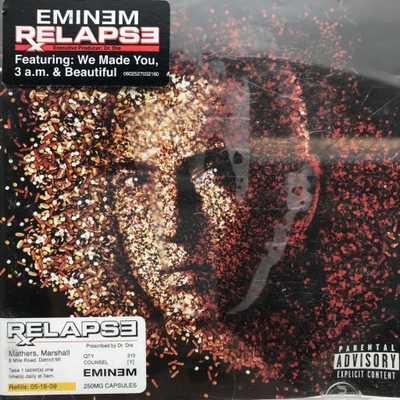 Eminem – Relapse CD Nowa Zachodnie - 11803907517 - oficjalne archiwum Allegro