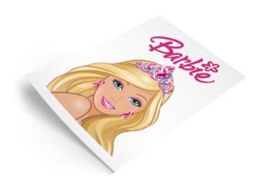 Opłatek cukrowy BARBIE KEN margot postacie + napis 14132586249 - Allegro.pl