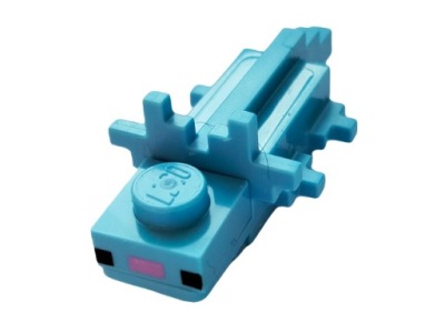 MINECRAFT FIGURKA BLUE AXOLOTL AKSOLOTL METALFIGS - 13312472223 ...