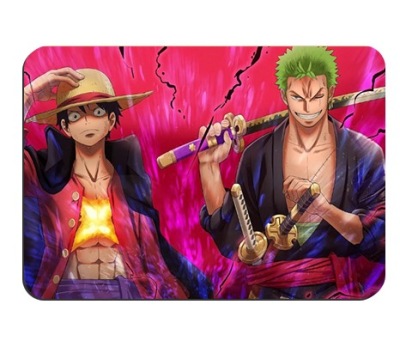 PODKŁADKA POD MYSZ Anime one piece Luffy Zoro RGB - 13937781855 ...