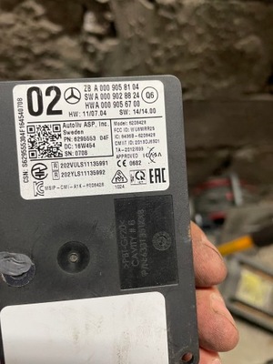 MERCEDES RADAR SENSOR DISTRONIC A0009058104 - 13058016184 - oficjalne ...