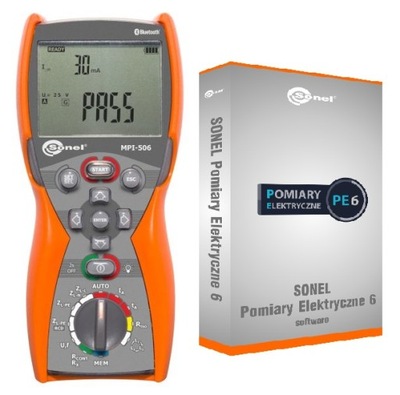 SONEL MPI-520 Miernik wielofunkcyjny + Program PE6 - 12356466863 - oficjalne archiwum Allegro