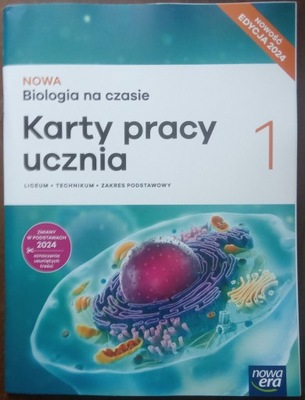 Biologia na czasie karty pracy podstawa NOWA ERA 1 - 7298762092 - oficjalne archiwum Allegro