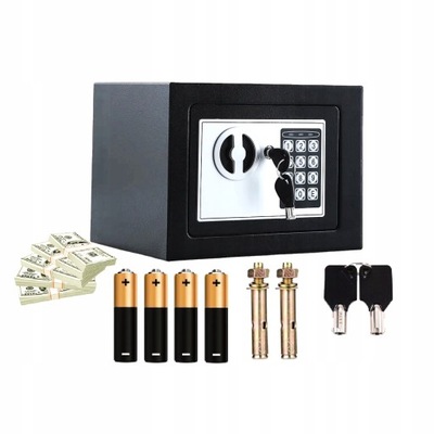 Mini sejf meblowy domowy z zamkiem elektronicznym - 11673995418 ...