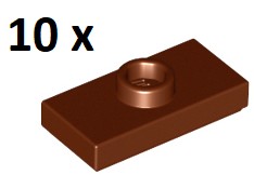 LEGO Reddish Brown Plate 1x1 Lody Kupa 53119 2szt - 12067287837 ...