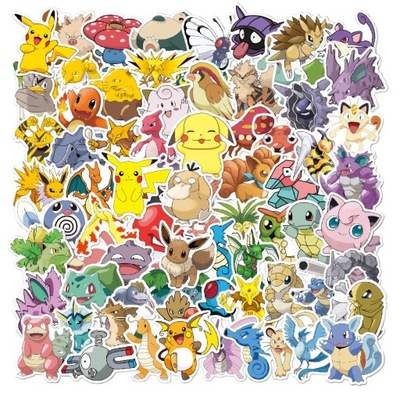 Wlepki Naklejki Pokemon Sticker Bomb Pikachu 2 - 11565705972 ...