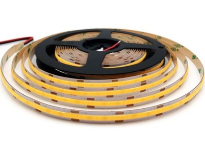 TAŚMA LED COB 12V 5m NEUTRALNA 4000K PASEK LISTWA - 14428900097 ...