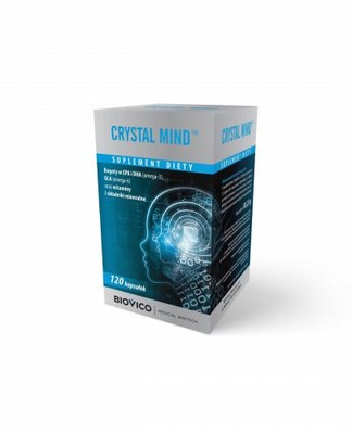 CRYSTAL MIND czysty umysł 120 kapsułek WYPRZEDAŻ - 3523403556 ...