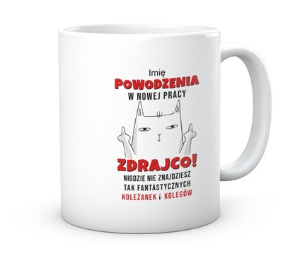 KUBEK DO PRACY KAWA SUPER WZORY NA PREZENT 330ml - 11685355304 - oficjalne archiwum Allegro