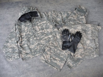 KOMBINEZON KURTKA SPODNIE MR MOPP UCP ACU US ARMY - 12318953467 ...