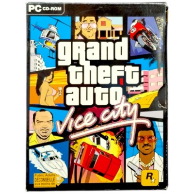 GRAND THEFT AUTO VICE CITY GTA VC BOX PC / komplet mapa + plakat #6 ...