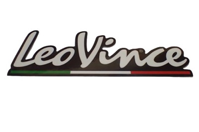 LEOVINCE LEO VINCE LOGO TABLICZKA NAKLEJKA TŁUMIK - 5476264329 ...
