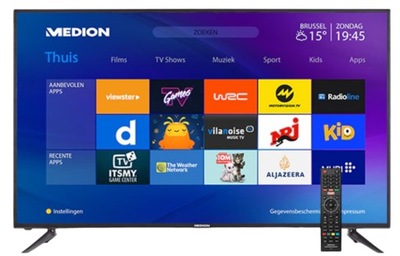 TELEWIZOR LED 75'' UHD 4K SMART TV HDR DVB-T2 A - 13805000612 ...
