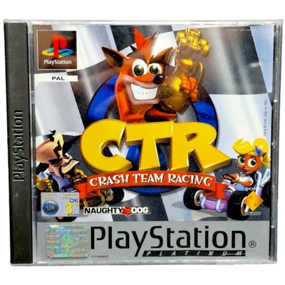 Gra CTR CRASH TEAM RACING PSX Sony PlayStation (PS1 PS2 PS3) #3 ...