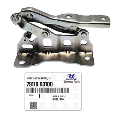 HYUNDAI TUCSON III 2015-2020 ZAWIAS MASKI PRAWY 79120D3100 ORYGINAŁ ...