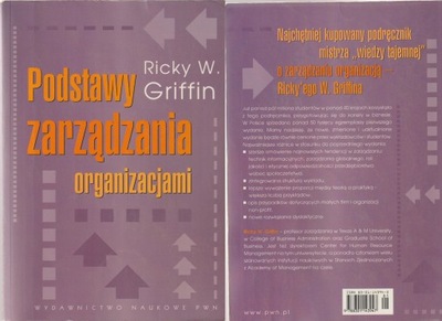 Ricky Griffin - PODSTAWY ZARZĄDZANIA ORGANIZACJAMI - 11038474181 ...