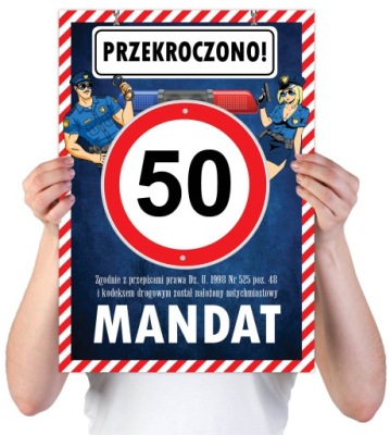 Kartka z życzeniami na 50 urodziny 50 lat - 10888477654 - oficjalne ...