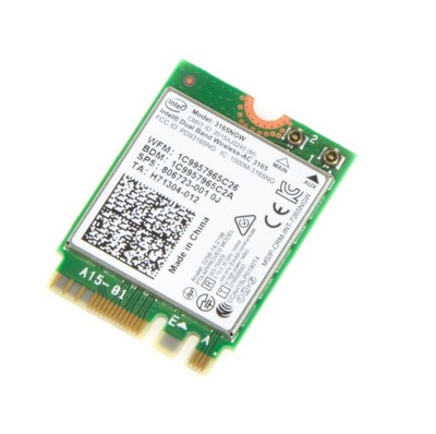 WLAN Intel Dual Band Wireless-AC 3165 - 8698734529 - oficjalne archiwum ...
