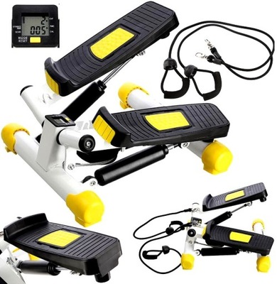 STEPPER STEPER DOMOWY DO ĆWICZEŃ SKRĘTNY Z LINKAMI - 9941551326 ...