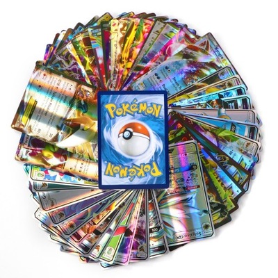 Karty pokemon 100 sztuk (60 EX x 20 MEGA x 20 GX) - 13394795313 ...