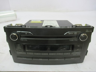 RADIO TOYOTA AURIS 86120-02520 - 13514138910 - oficjalne archiwum Allegro