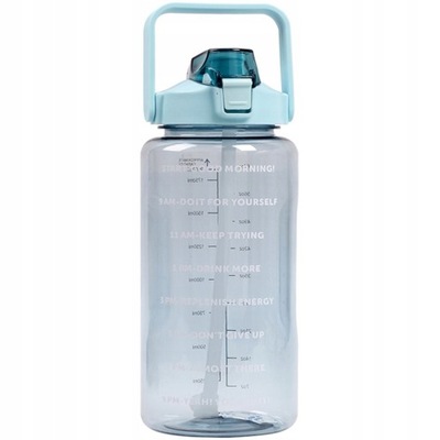 BUTELKA BIDON 2L 2000ML Z PRZYPOMNIENIEM ZE SŁOMKĄ - 13592533944 - oficjalne archiwum Allegro