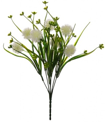 OSET OZDOBNY CZARNY 32 CM BUKIET KWIATY SZTUCZNE - 15218493310 ...