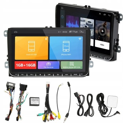 RADIO 2 DIN VW PASSAT B6 B7 GOLF 5 6 MK5 ANDROID - 12566638195 - oficjalne archiwum Allegro