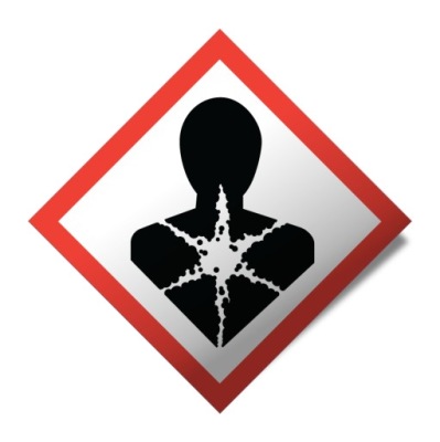 Naklejka Piktogram GHS05 Substancje żrące 10x10 (GHS05 Substancje żrące ...