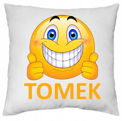 Emotikon Emotka FOTO Poduszka Prezent + IMIĘ - 12465829974 - oficjalne ...