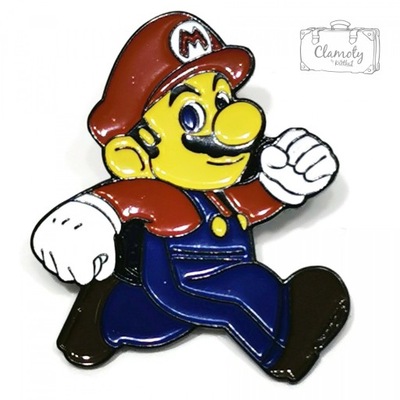 PINETS przypinka cegiełka Super Mario Bros bajka - 11021617846 ...