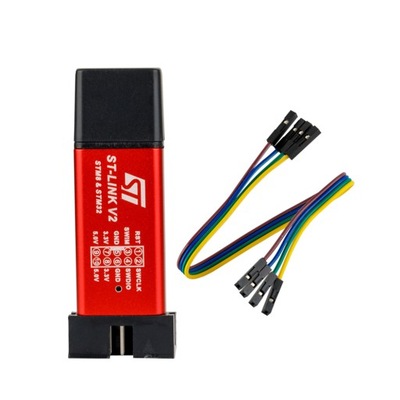 Programator ST-LINK V2 STM32 STM8 JTAG SWIM STLINK - 12727118179 - oficjalne archiwum Allegro