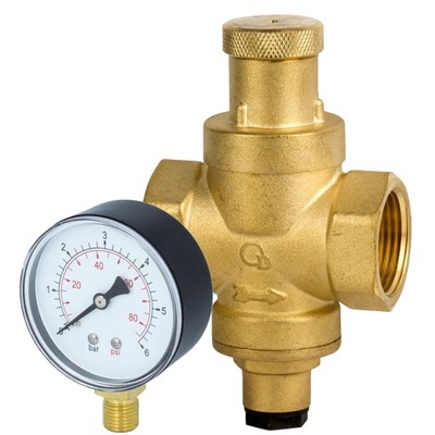 REDUKTOR CIŚNIENIA WODY Z MANOMETREM 1 CAL DN25 13229682751 - Allegro.pl