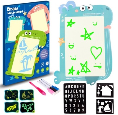 Tablica do Malowania Światłem Rysowania LED 3D Pen - 13957053172 ...