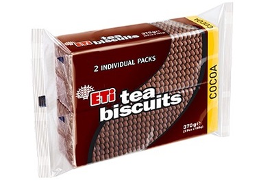 HERBATNIKI ETI TEA BISCUITS COCOA 370G - 11032773470 - oficjalne ...
