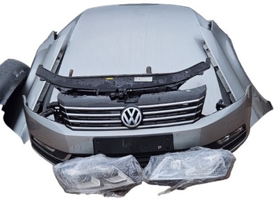 Passat B7 kompletny przod maska zderzak xenon LC8Y - 7339061479 - oficjalne archiwum Allegro