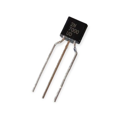 Tranzystor 2N7000 N-MOSFET 0,2A/60V TO92 x100szt - 7192188123 ...