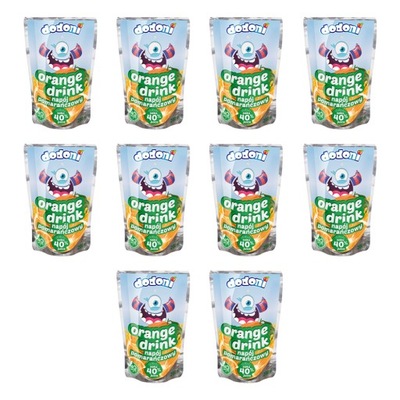 Dodoni napój pomarańczowy 40% zawartość soku 200ml - 13372503010 ...