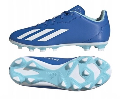 BUTY KORKI ADIDAS IE1588 X CRAZYFAST.4 FxG JUNIOR - 14249605613 ...
