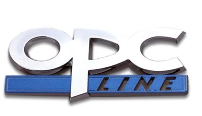 OPEL OPC LINE EMBLEMAT LOGO ZNACZEK 84mm/36mm OPEL OPC LINE NAKLEJKA za ...