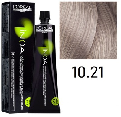 LOREAL INOA FARBA do włosów BEZ AMONIAKU 10 1/2 21 - 11842453145 ...